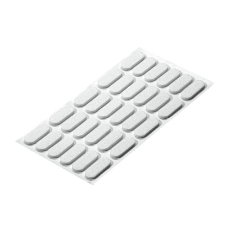 EVA Pad-Set 22 x 8mm oval, weiß, 1,01