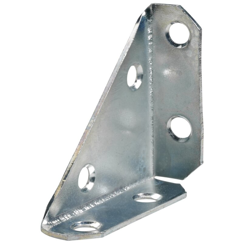 Eckverbinder, 75 x 75 x 105 x 2 mm, Stahl, verzinkt, 1,56