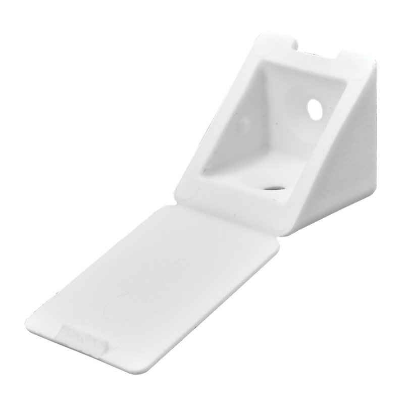 HETTICH Universal-Eckverbinder, 31 x 24 x 31 mm, Kunststoff, weiß, 1,25